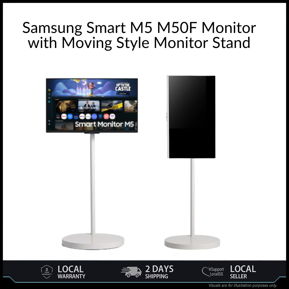 Samsung 32" Smart Monitor M5 M50F FHD / LS32FM501EEXXS (White ...
