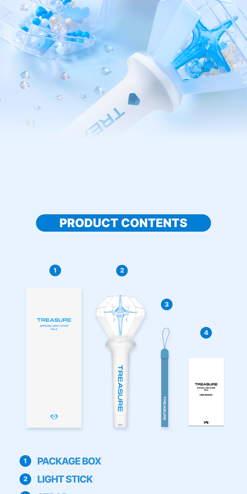 Treasure Official Light Stick ver.2 | Shopee Malaysia