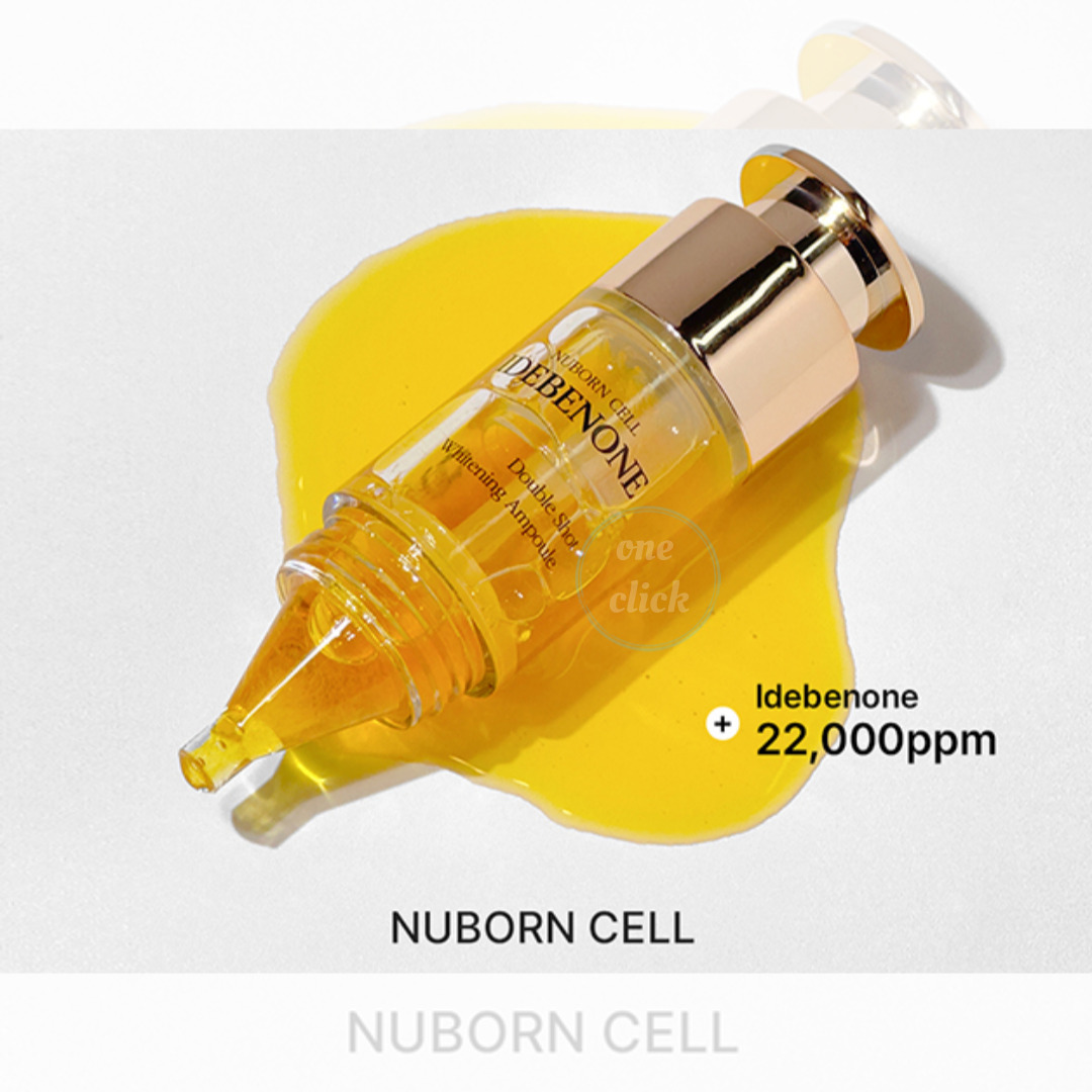 Nuborn Cell Idebenone Double Shot Ampoule 11ml x 3 | Korean Glow Serum ...