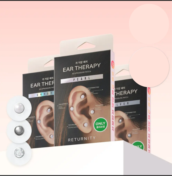 [RETURNITY] EAR THERAPY magnetic ear pressure patch, Olive Young Korea ...