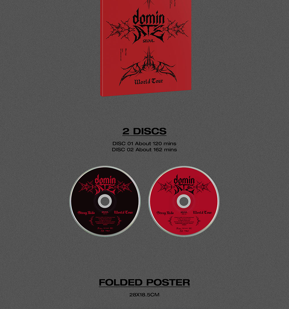 [POB] Stray Kids - World Tour [dominATE SEOUL] Blu-ray (16th Jan.2026 ...