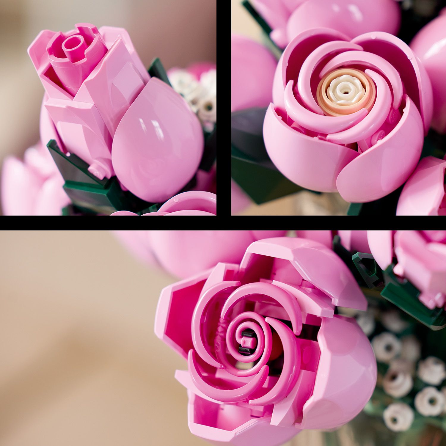 LEGO Botanicals 10374 Bouquet of Pink Roses (120 Pieces) | Shopee Malaysia