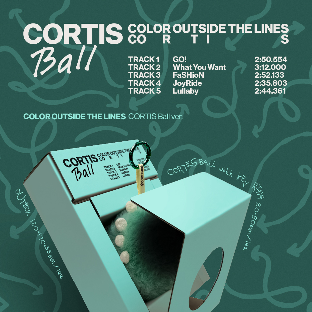 (CORTIS Ball ver.) CORTIS [COLOR OUTSIDE THE LINES] 1st EP Album (Feb ...