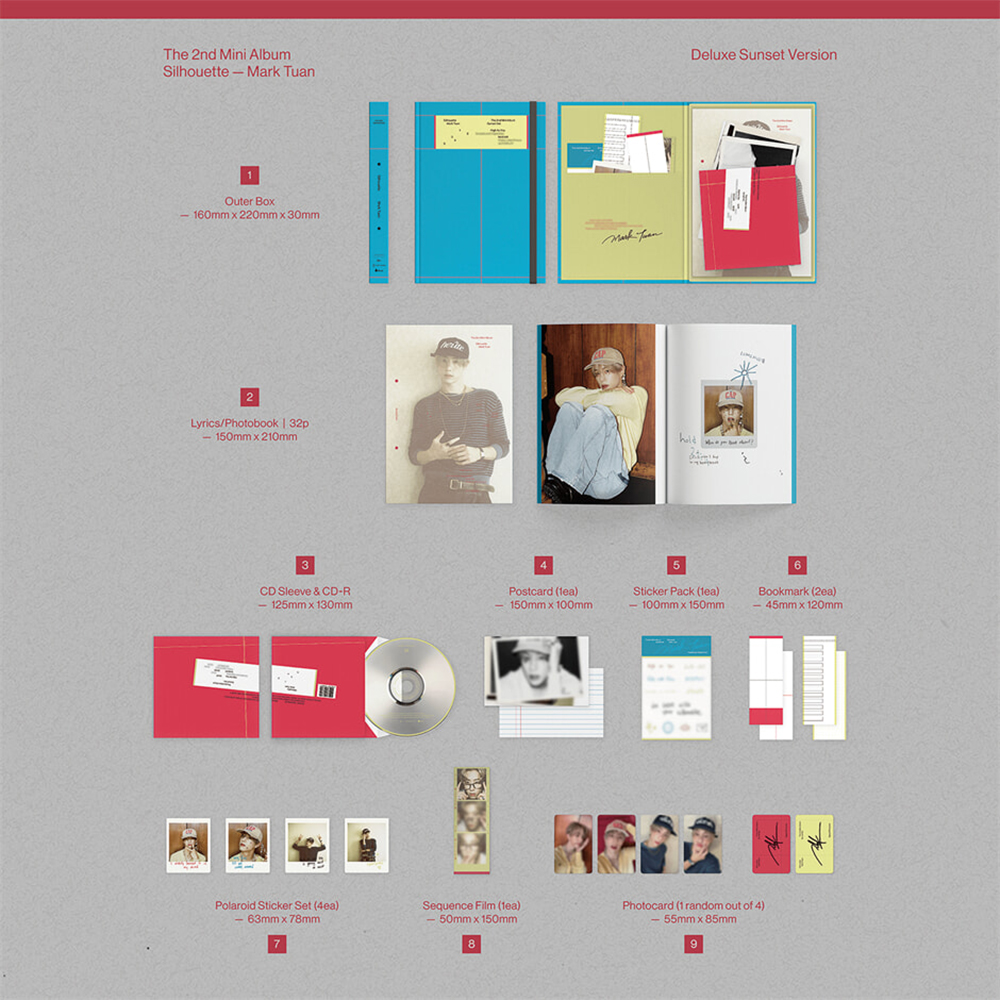 GOT7 MARK TUAN - The 2nd Mini Album [ Silhouette ]_Photobook ver ...