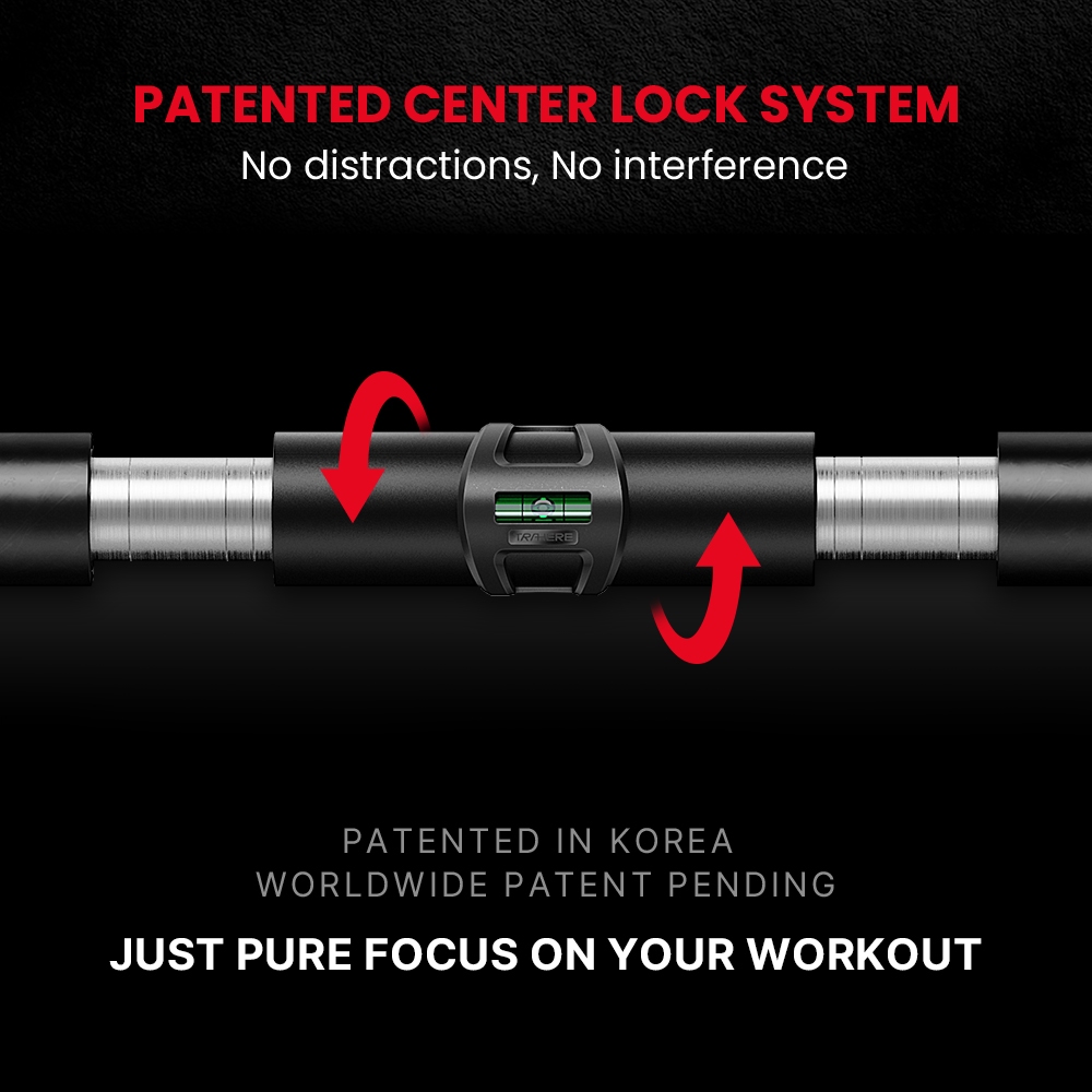 Pull up bar with widest grip (68–83cm) for max performance & shoulder ...