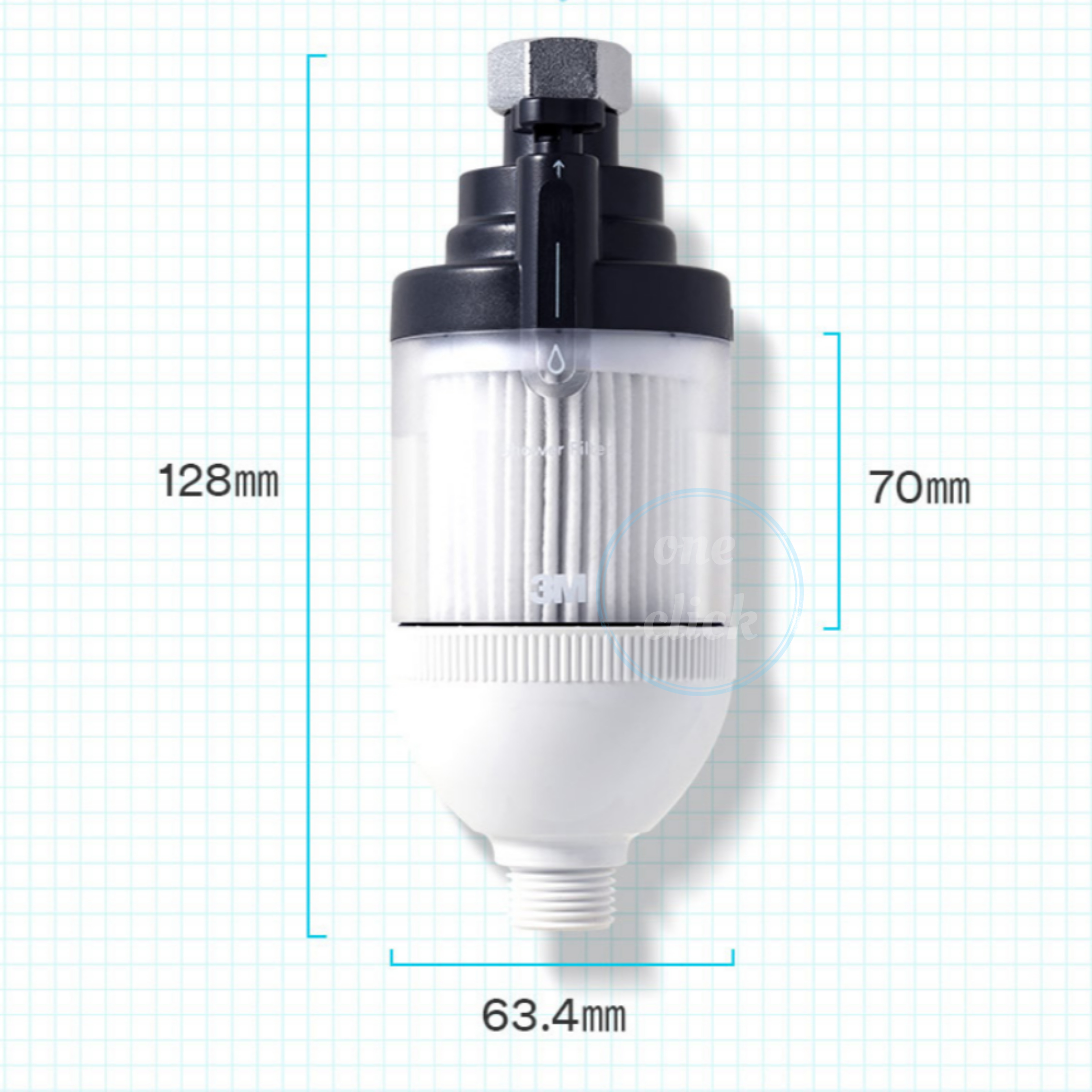 3M Shower Filter Premium & Standard | Main Unit & 3pcs Refill ...
