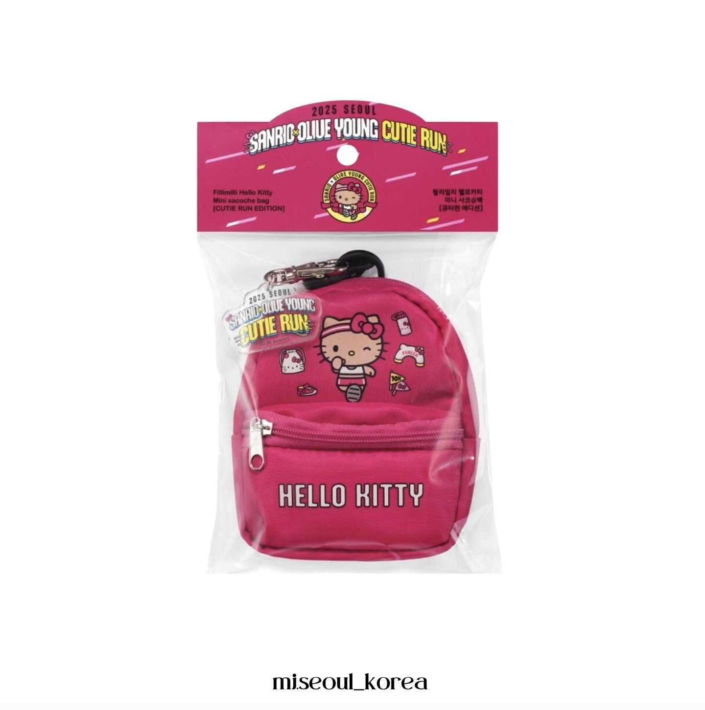 fillimilli Sanrio×Oliveyoung Cutie Run Edition Hello Kitty Mini Sacoche ...