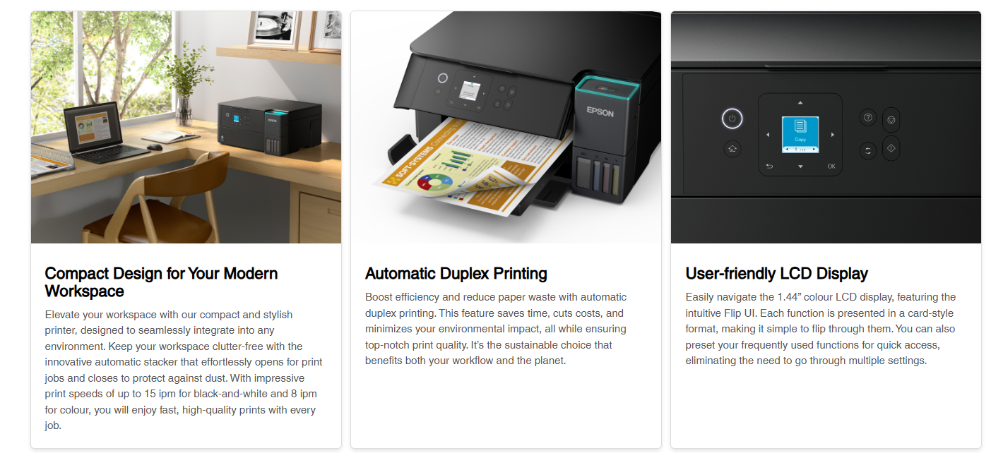 Epson EcoTank L4360 4360 L 4360 Printer All-in-One Wireless Duplex ...
