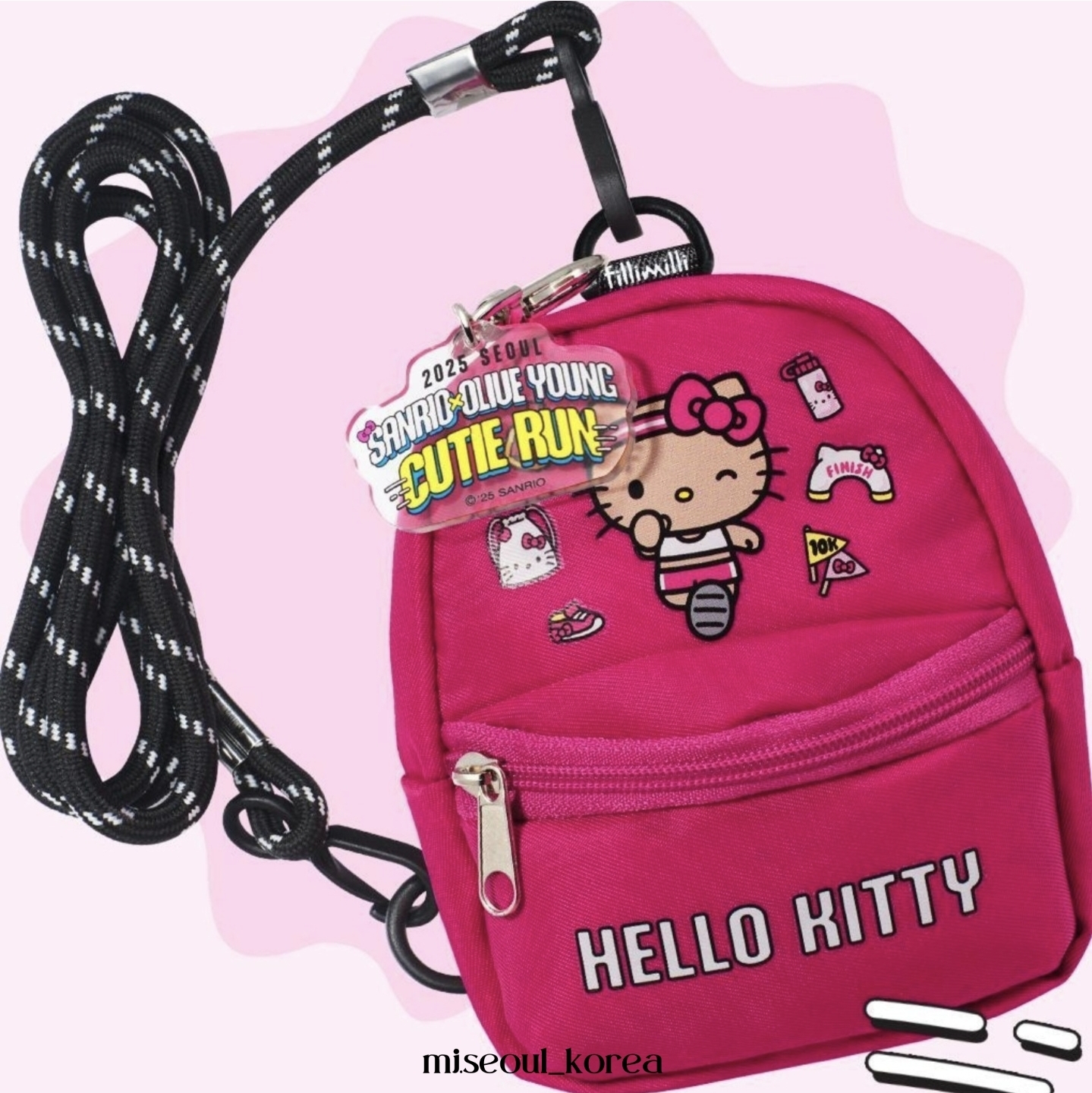 fillimilli Sanrio×Oliveyoung Cutie Run Edition Hello Kitty Mini Sacoche ...