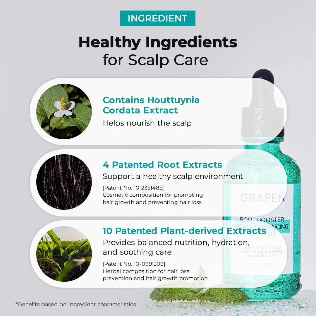MY [GRAFEN] Root Booster Scalp Enhancing Ampoule 50ml [Anti-Hair Loss ...