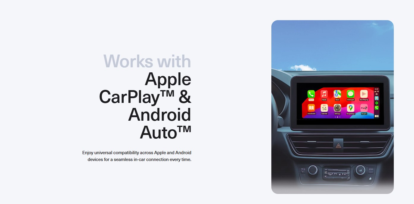 Cygnett DriveSync Wireless Apple CarPlay & Android Auto Adapter ...