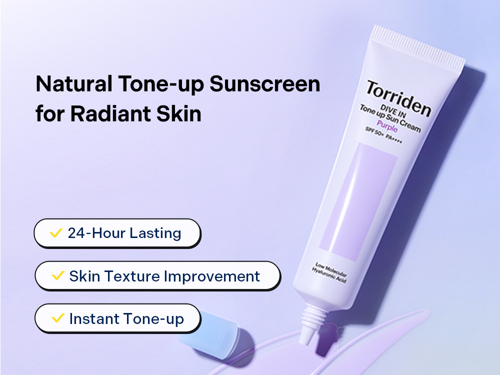 [Torriden Official] DIVE IN Tone up Sunscreen Purple for skin ...