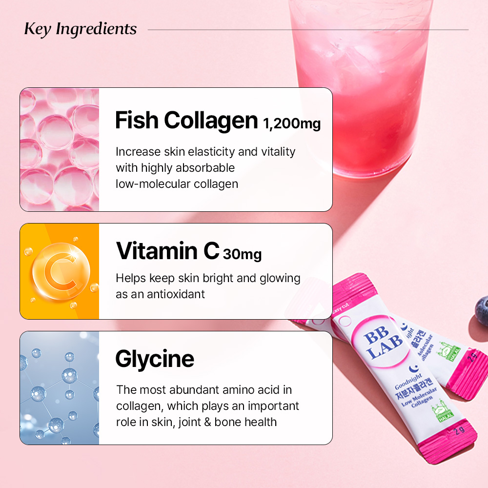 [Unnie's Pick 2] Glow Balance Set(HALAL Good night Collagen 1 BOX ...
