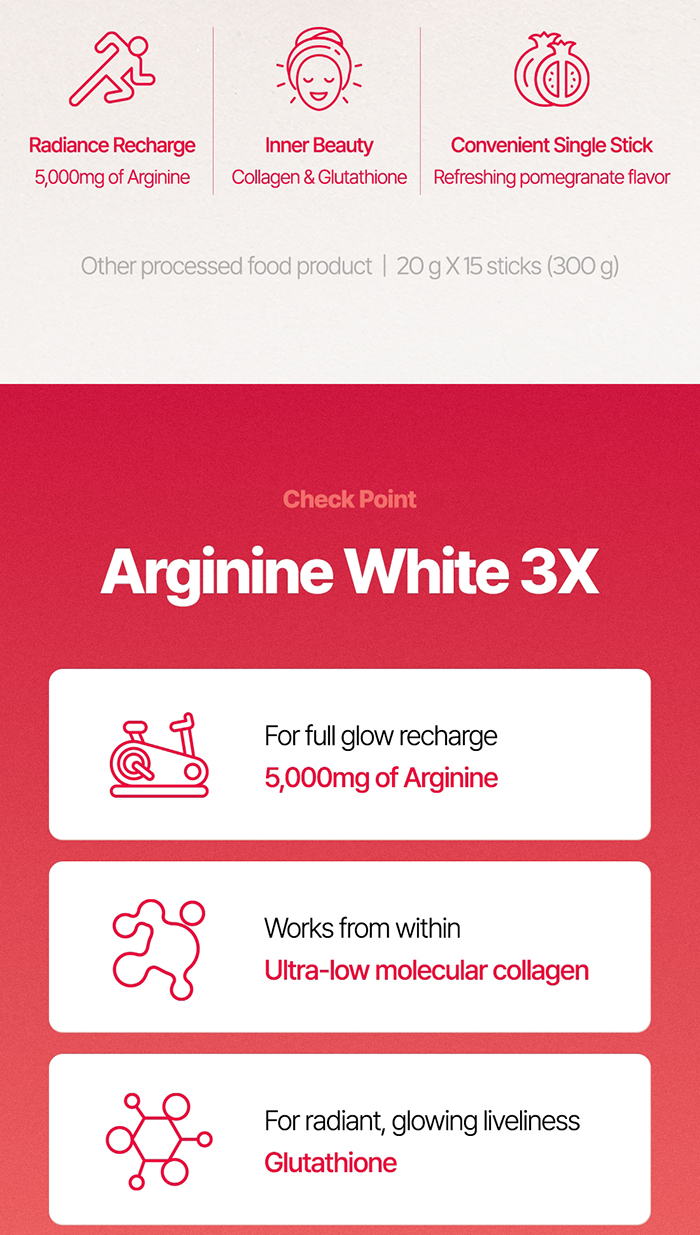 [Extreme] White Arginine 3X 5000mg X 15pouches, 15 Days Supply ...