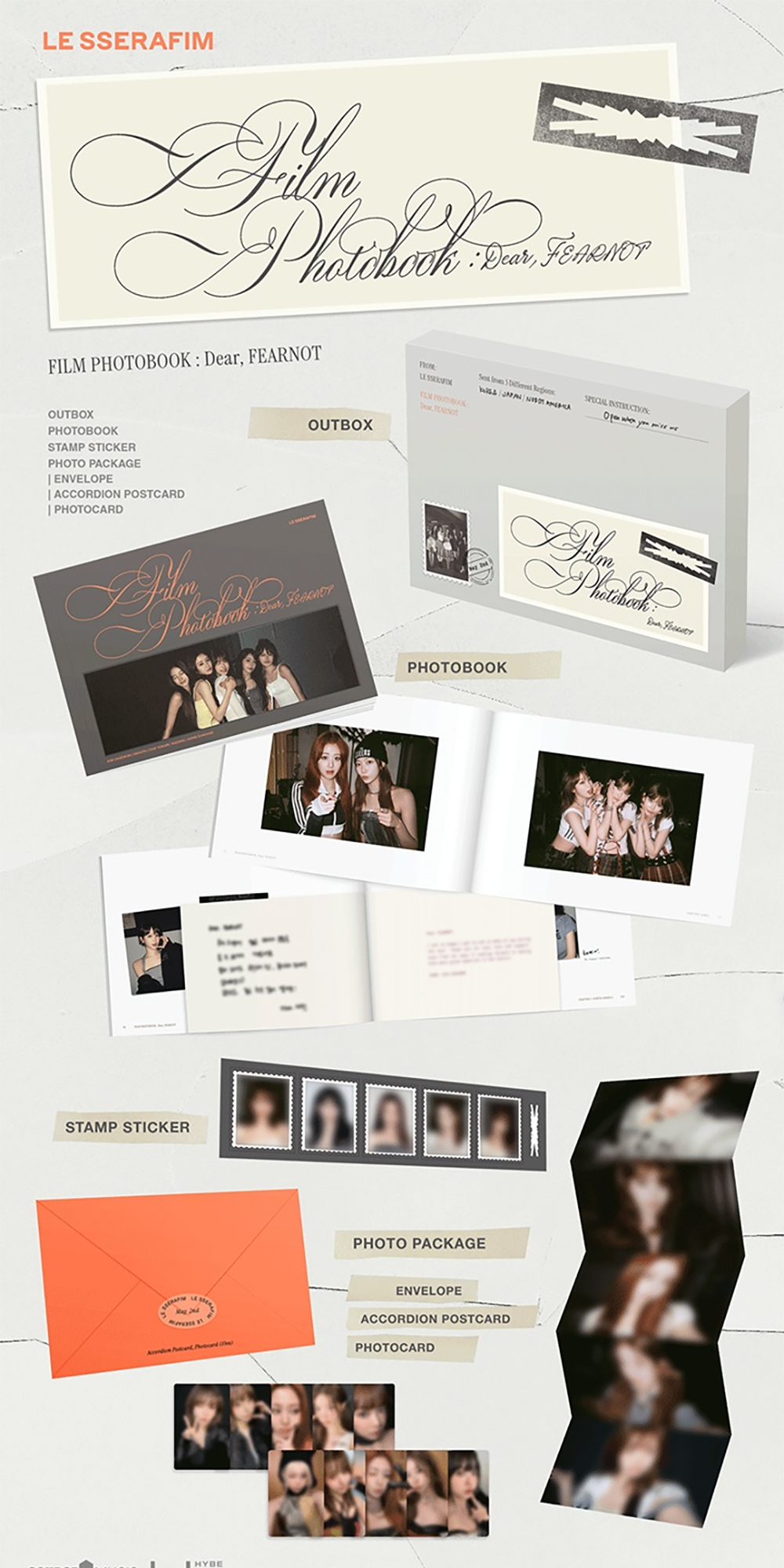 LE SSERAFIM - FILM PHOTOBOOK : Dear, FEARNOT | Shopee Malaysia