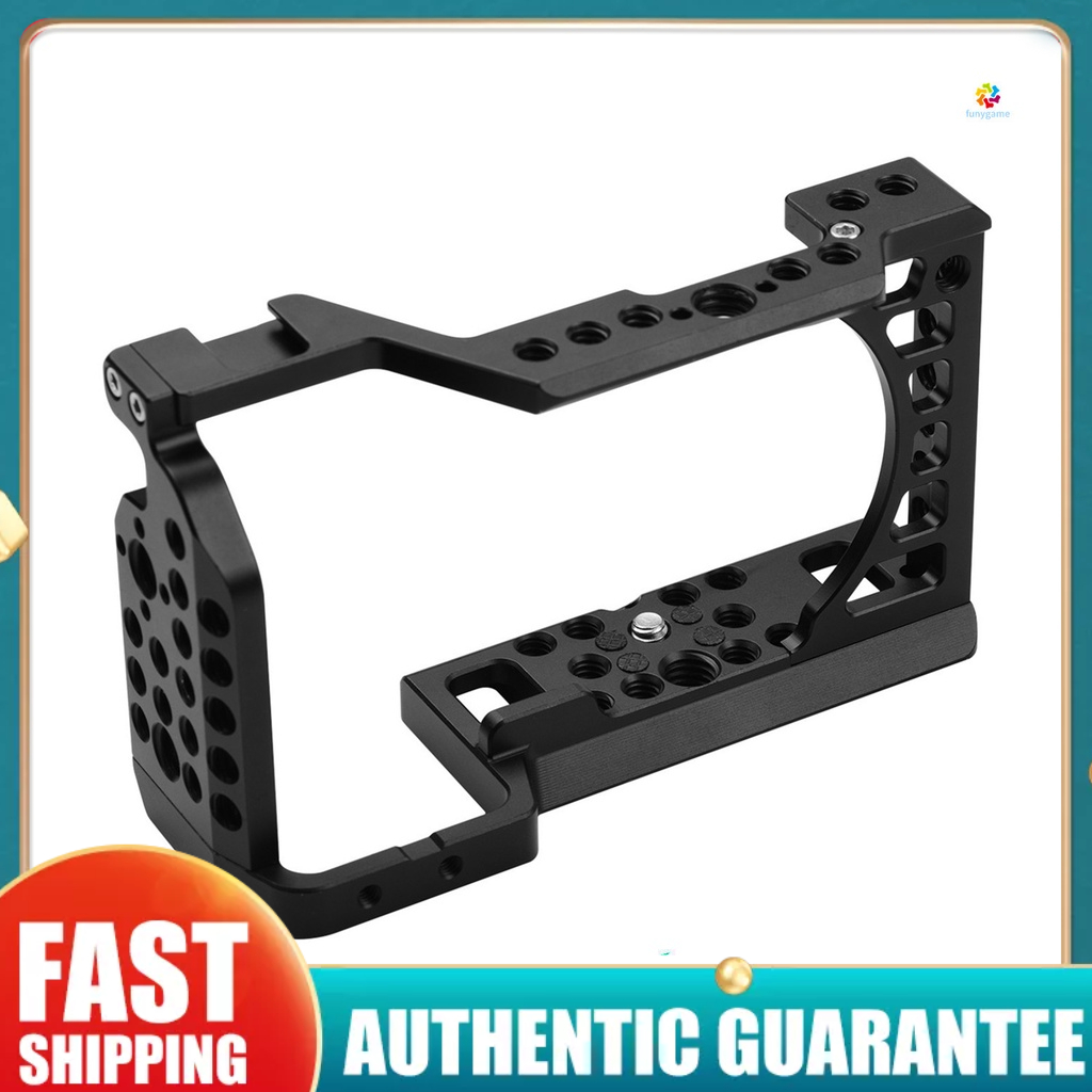 Aluminum Alloy Camera Cage Rig with Cold Shoe Mount ARRI Locating Hole ...
