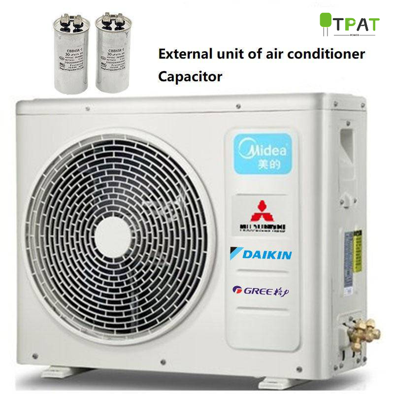 CBB65 Air Conditioner External Machine Capacitor Compressor 25uf 30uf ...