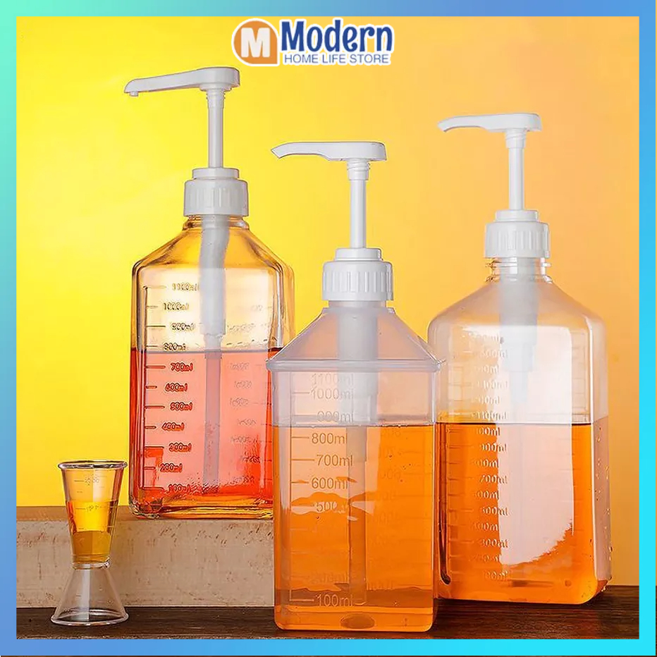 【READY STOCK】Universal 1600ml Sugar Press Bottle 5cc 10cc 15cc Hand Pump Liquid Oil Honey ...
