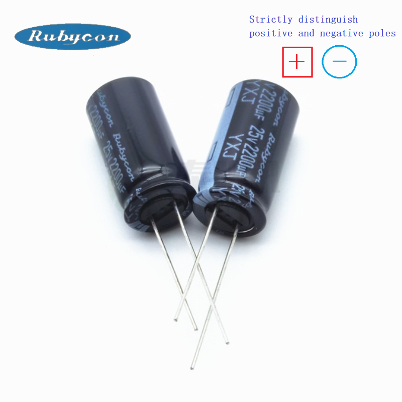 Rubycon Electrolytic Capacitor High Frequency Low Impedance 2200UF 6.3V 10V 16V 25V 35V 50V 105 ...
