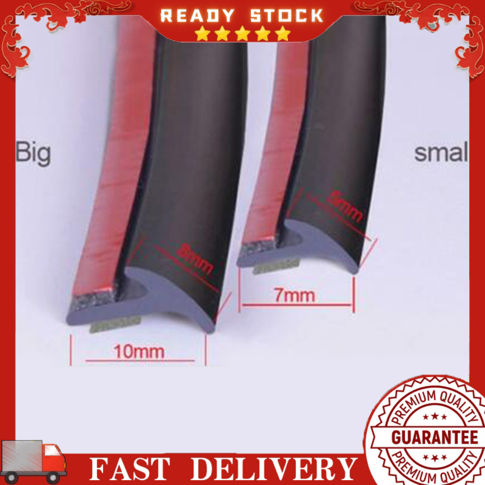 2m Seal Strip Trim Fit For Car Front Rear Bumper Side Skirt ...
