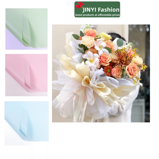 1 Pcs Matte paper pure color flower wrapping paper~Korean plain paper ...