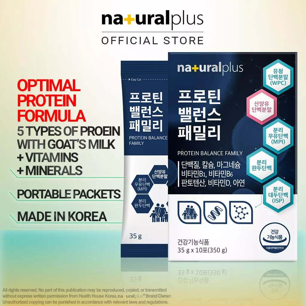NATURALPLUS Korea Family Balance Protein, Goat's Milk + WPC + MPI + ISP ...