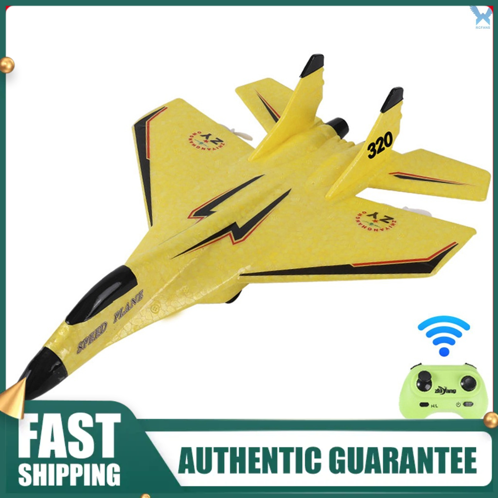RC Airplane with Light Model Aircrafts EPP Foam Fighter Rechargeable Gliding Airplane [rc ...
