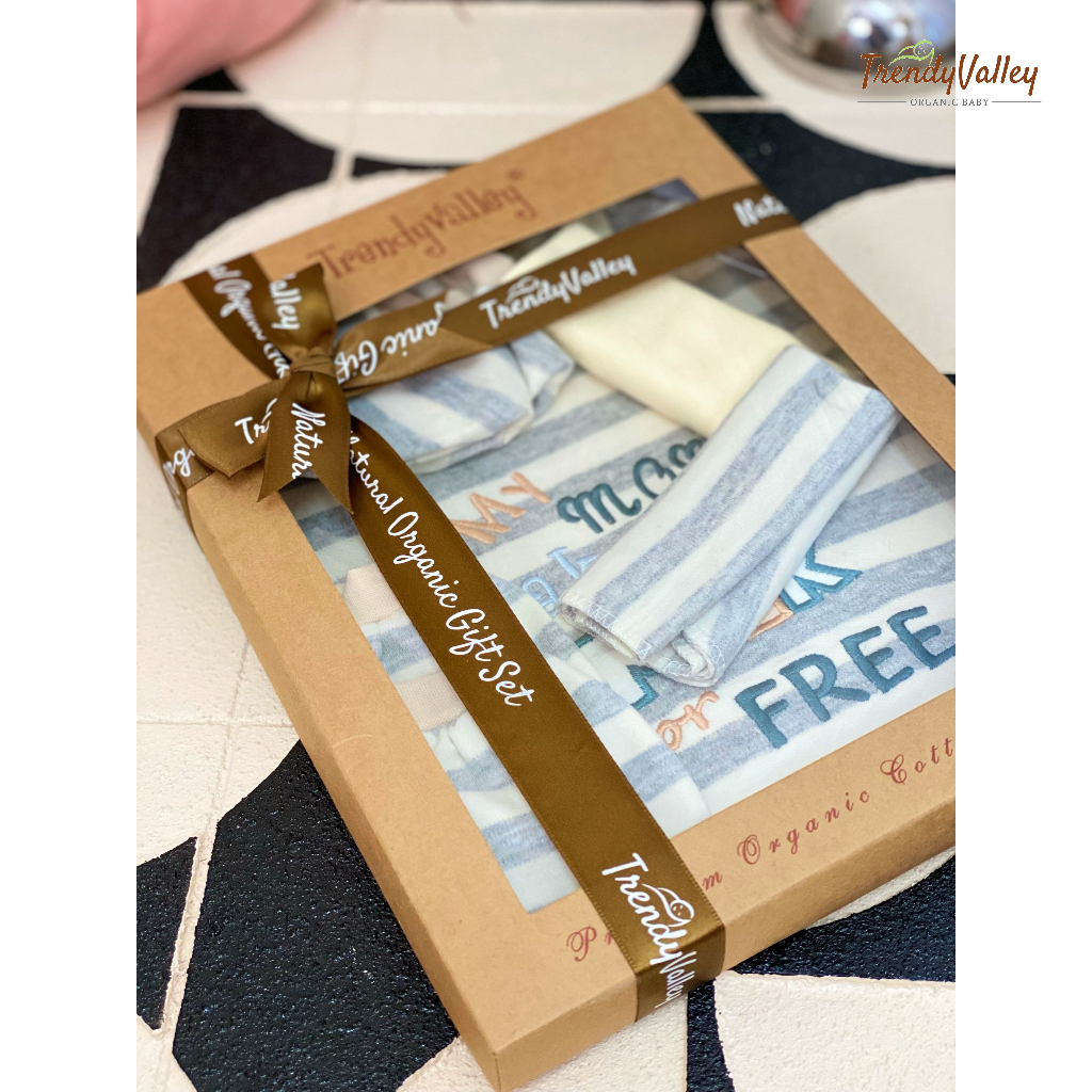 Trendy Valley Organic Cotton Box Newborn Starter Set 1 | Shopee Malaysia