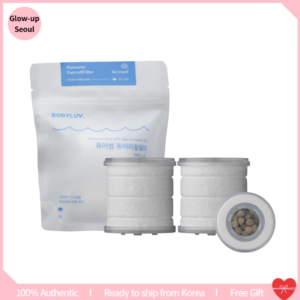 [Bodyluv] Puresome Travel Mini Showerhead Regular Filter or PRO Filter ...