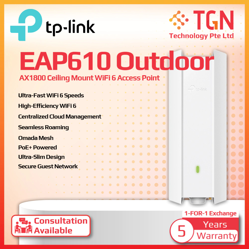 TP-Link EAP610-Outdoor AX1800 Indoor/Outdoor WiFi 6 Access Point ...