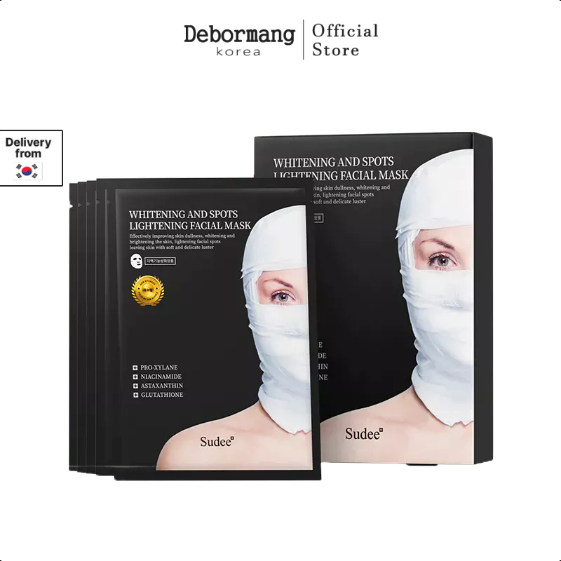 Sudee Whitening And Spots Lightening Facial Mask 5EA/Box | Shopee Malaysia