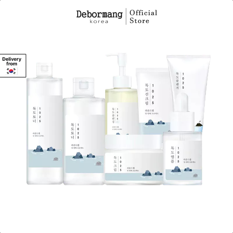 [100% Original] ROUND LAB 1025 Dokdo Facial Skincare Line (Cleanser ...