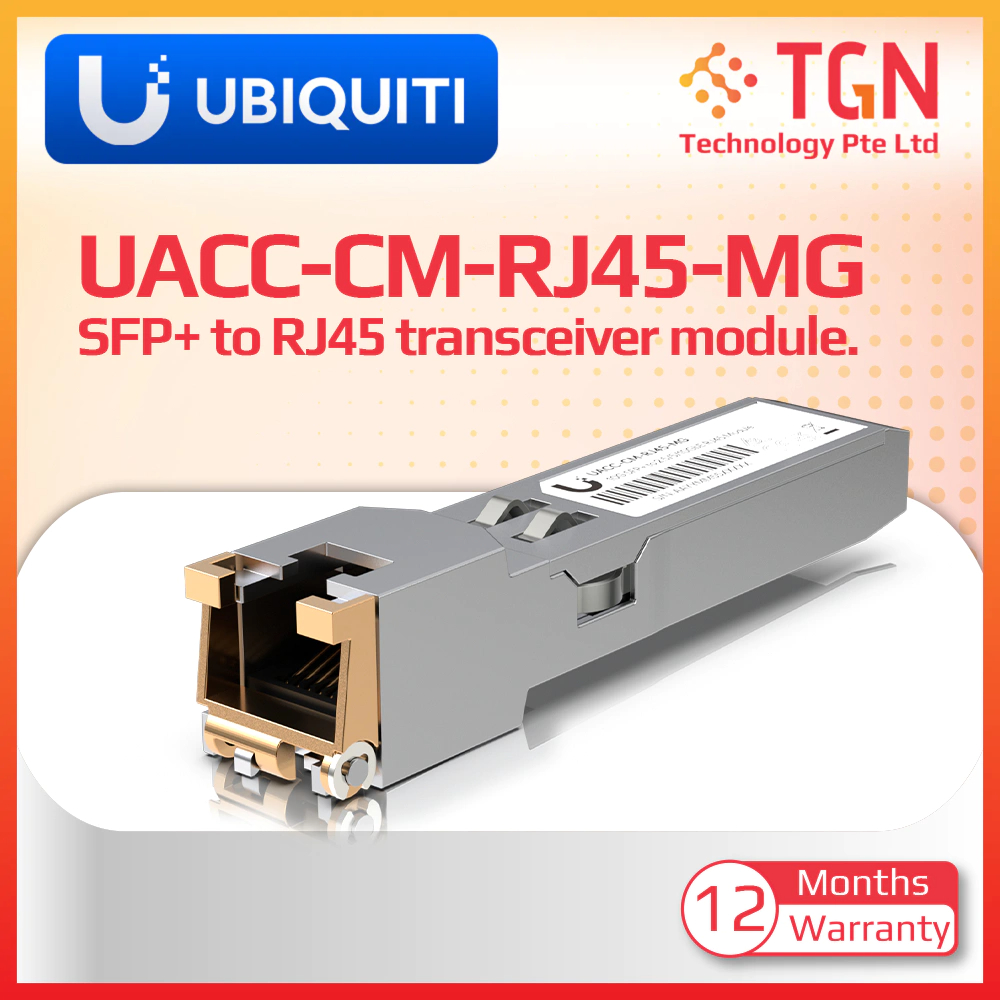 Ubiquiti RJ45 10G Module CM-RJ45-MG SFP+ to RJ45 Adapter | Shopee Malaysia