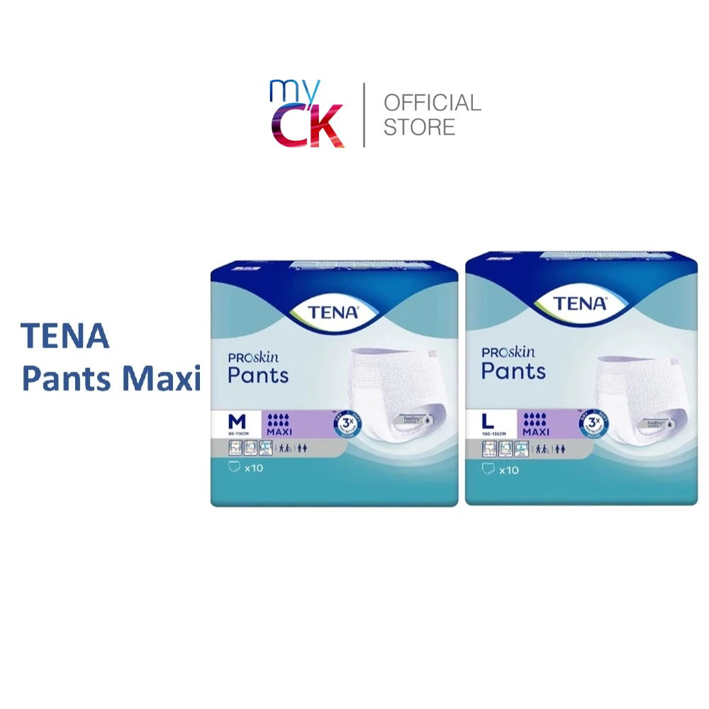TENA Proskin Pants Maxi Adult Diapers M10's/L10's | Shopee Malaysia