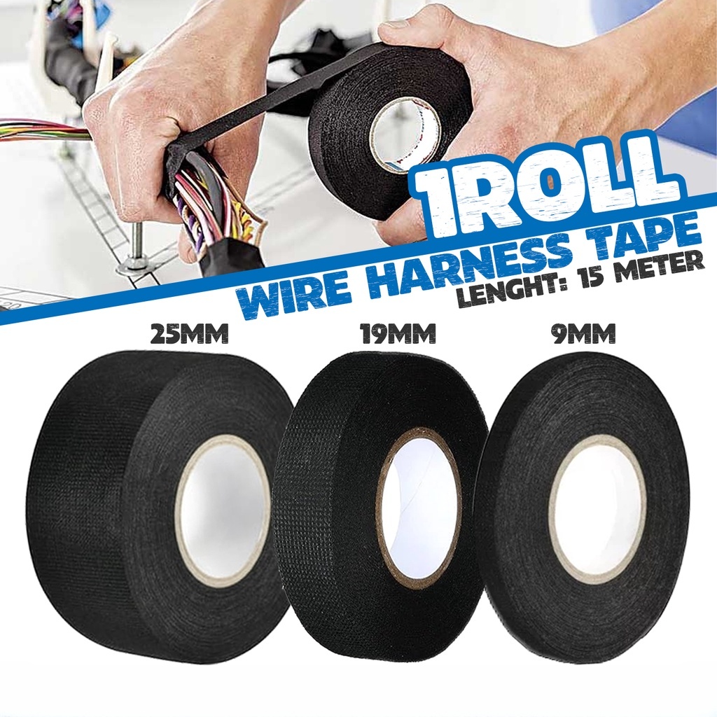 15M Automotive Wire Harness Tape Insulation Cable Wiring Wire Tape ...