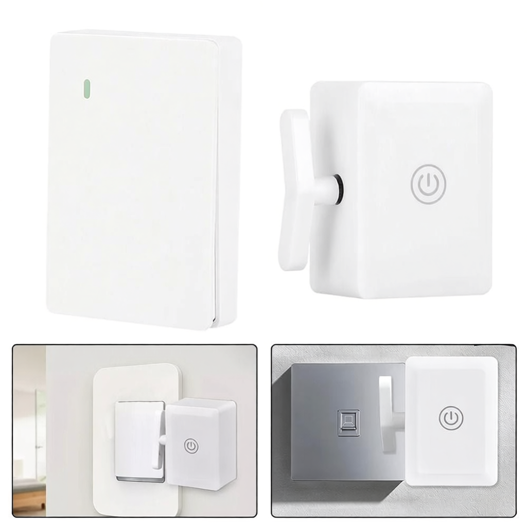 SUYO Wireless Light Button, Rechargeable Infrared/RF Button Pusher ...