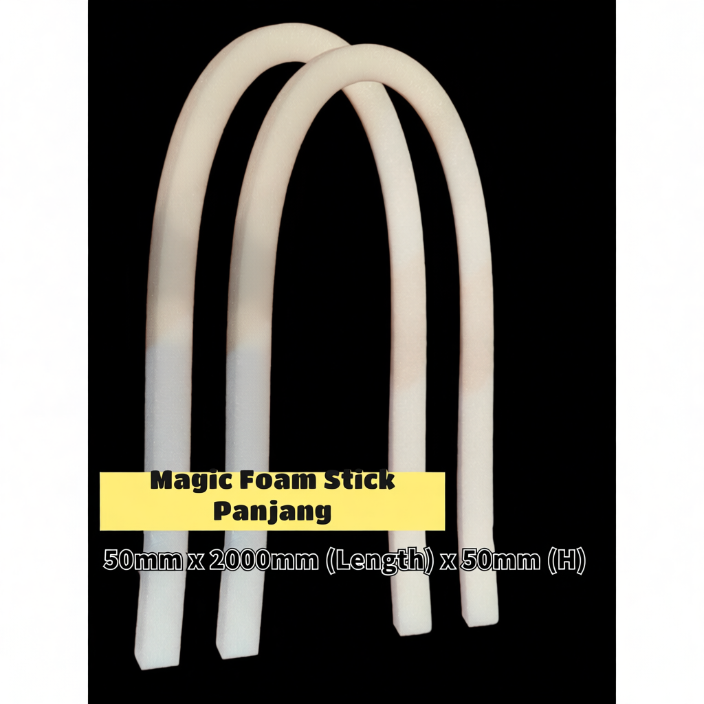 2 Meter x 5 cm Magic Stick Square Sponge Flower SPAN Panjang Bunga ...