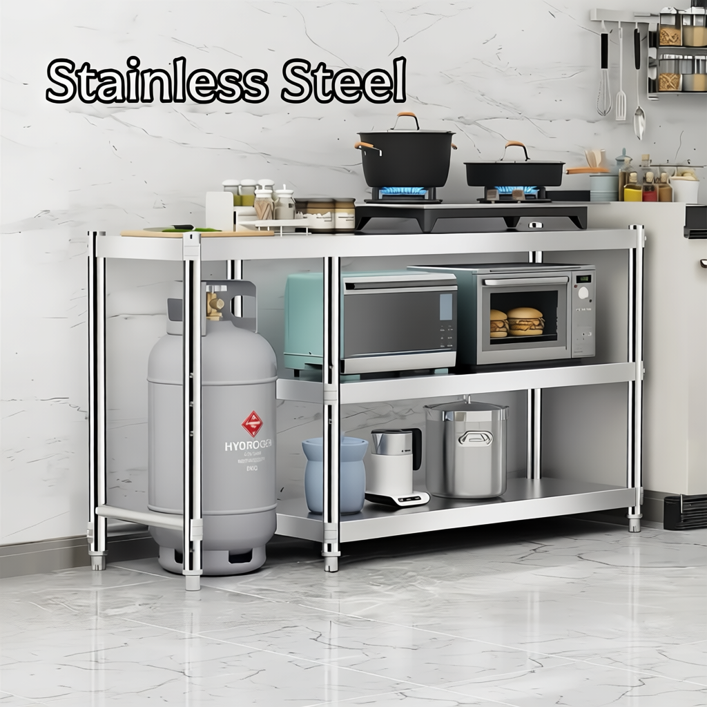 Gas Rack/Kitchen Stove Rack/cabinet dapur/rak dapur gas Stainless Steel ...