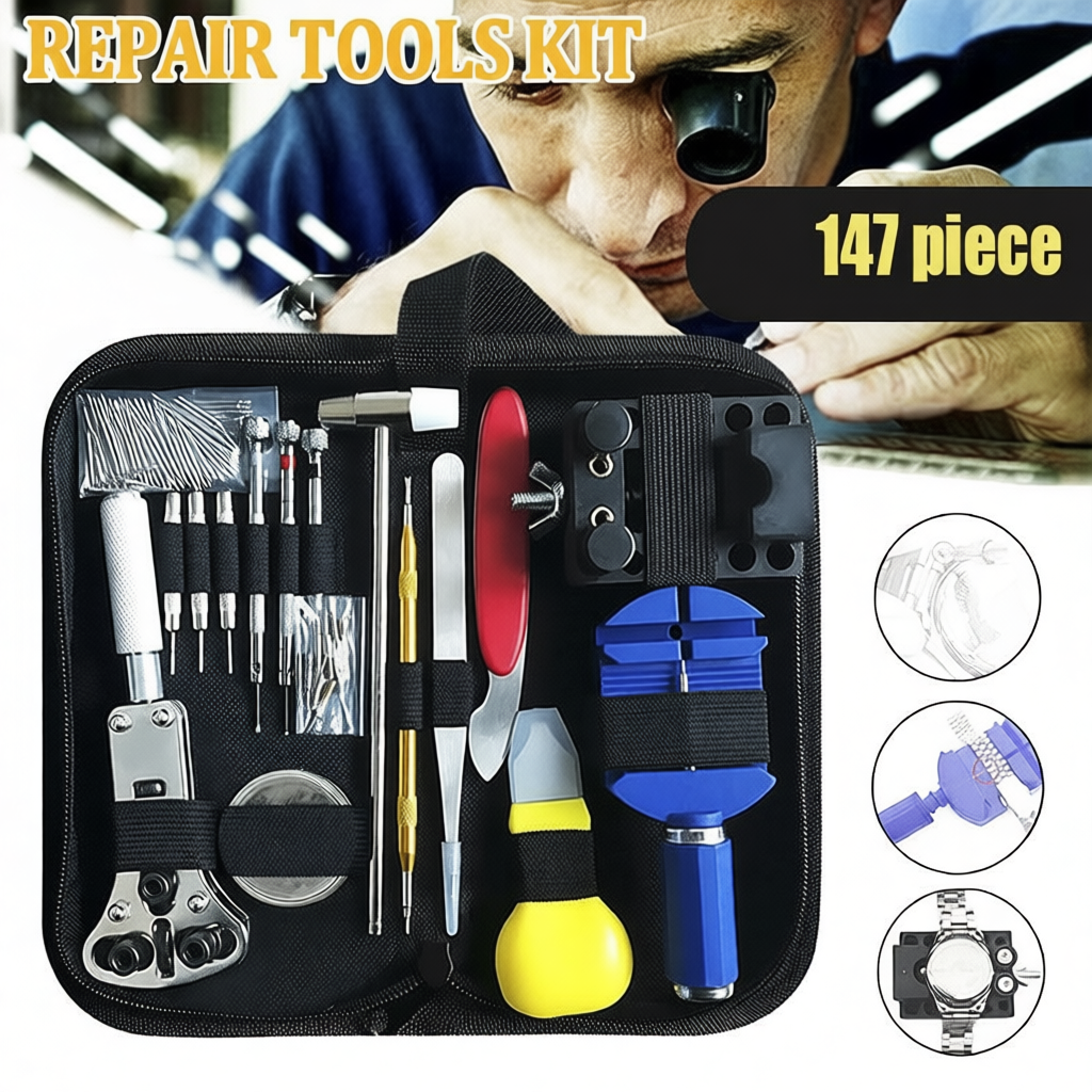 Watch Tools 147Pcs Watch Repair Tools Kit Precision Tool Watch Opener ...