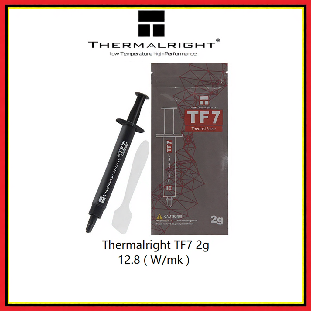 Thermalright TF7 Thermal Grease Thermal Paste ( 12.8w/mk ) 2g | Shopee ...