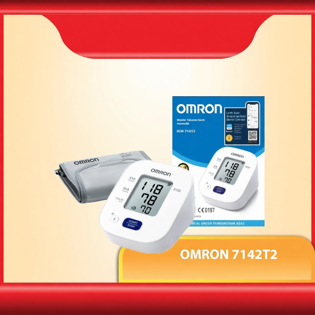 Omron Automatic Blood Pressure Monitor HEM 7120/ HEM-7142T2 | Shopee ...