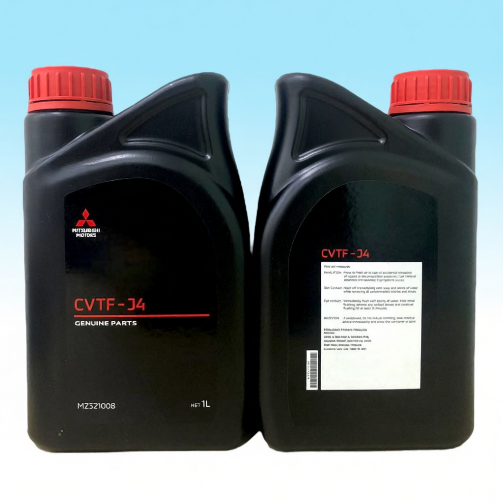 (100% ORIGINAL) Mitsubishi ATF CVT J4 J-4 Auto Transmission Fluid (1L ...