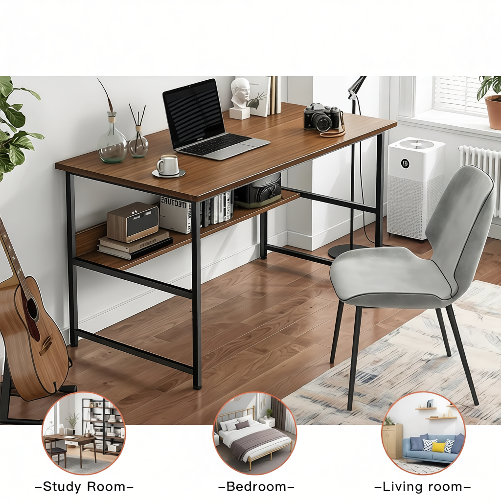 120CM Meja Belajar Laptop Study Table Computer Table Modern Writing ...