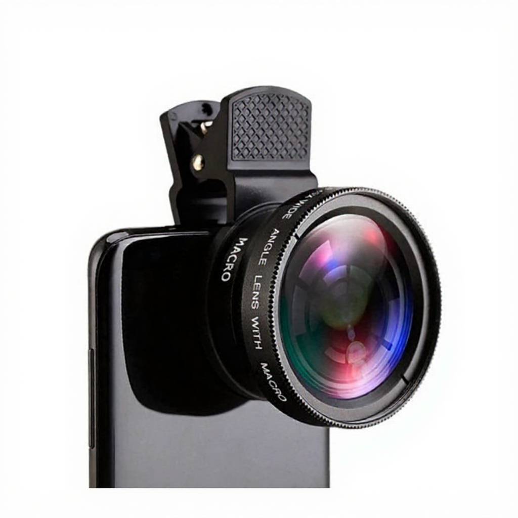 0.45X Super Wide Angle 12.5x Super Macro HD Lens / Universal Clip Lens ...