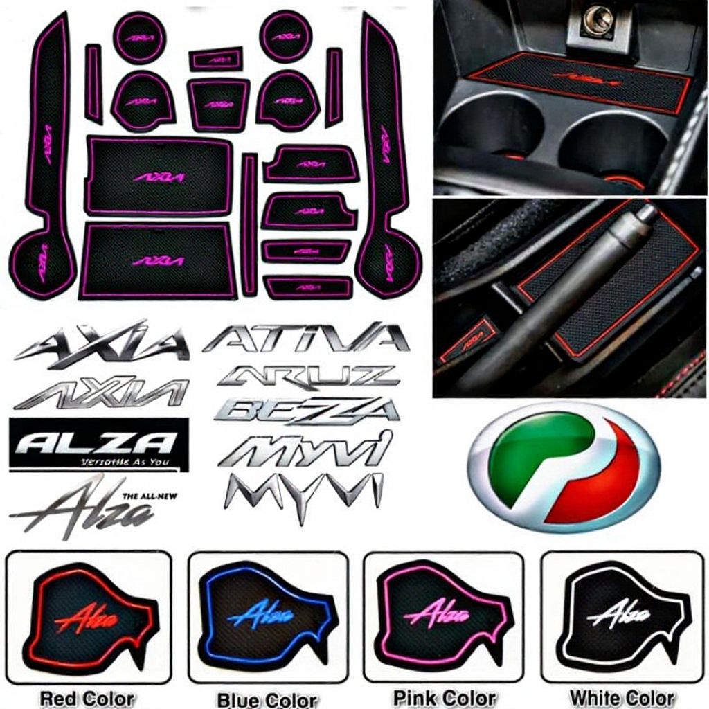 PERODUA 2025 Car Interior Slot Mat Axia Alza Bezza Ativa Aruz VIVA Myvi ...