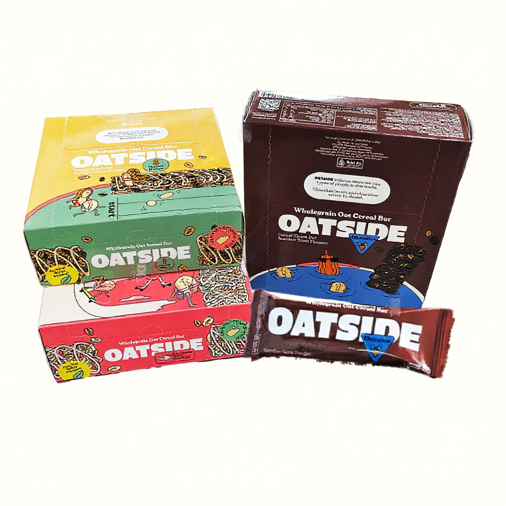 Oatside Wholegrain Oat Cereal Bar Sumbar Serat Pangan 18g x 12pcs ...