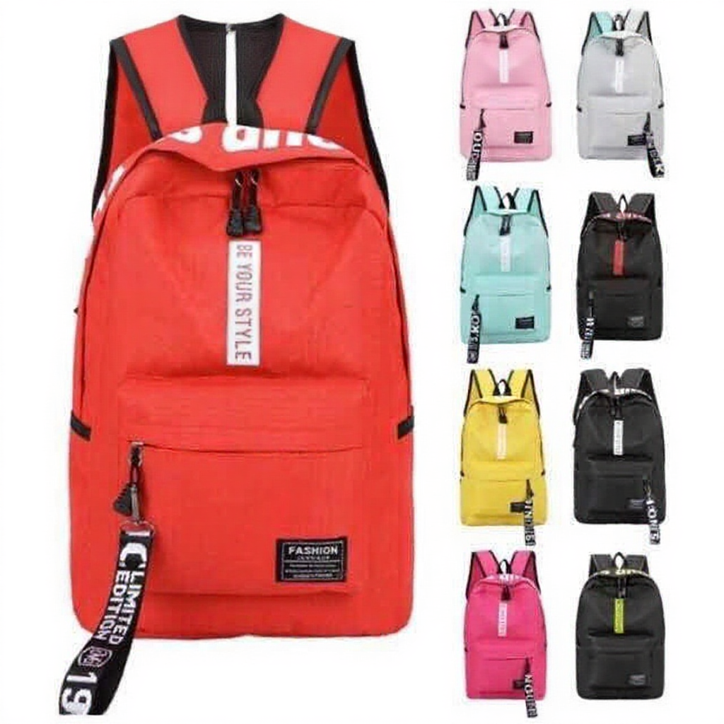 Be Your Style School Backpack Bag Galas Backpack Beg Sekolah Shoulder ...