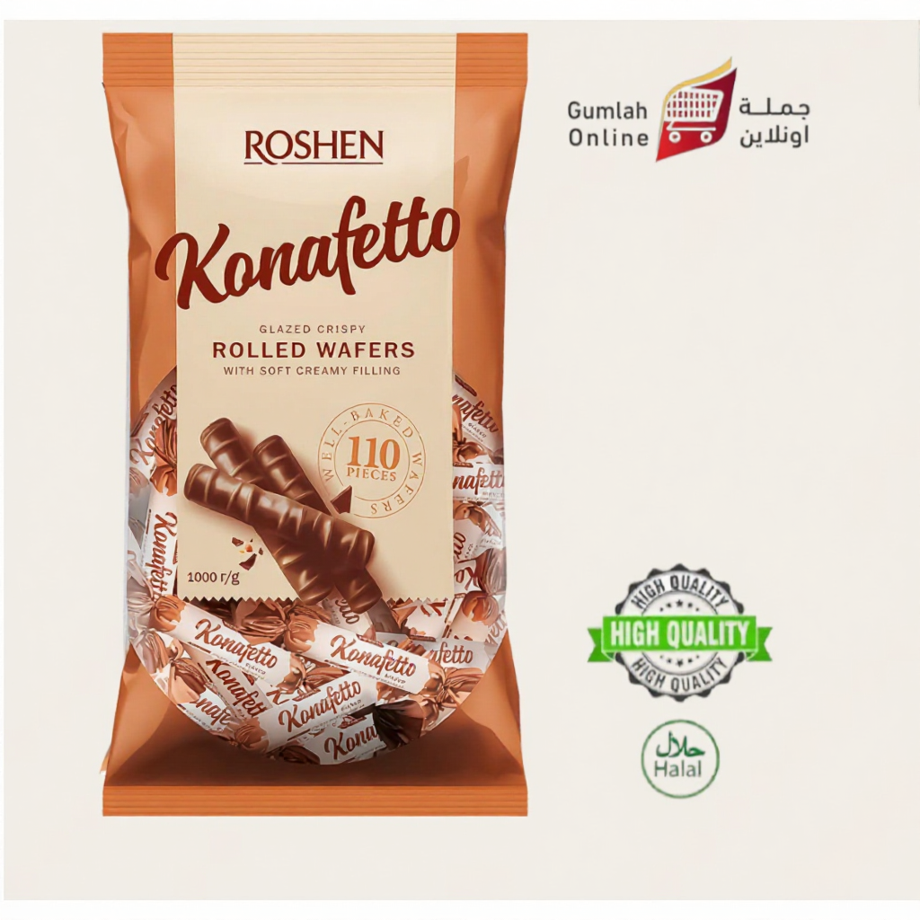 READY STOCK ROSHEN Konafetto Bianco - White Choco (1kg) Roshen Coklat ...