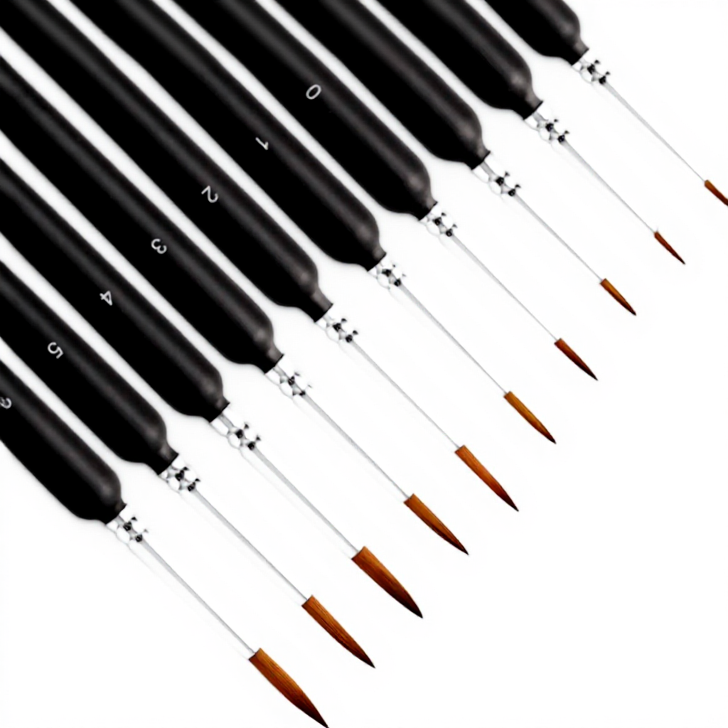 11pcs Hook Line Pen / Detail Line Painting Brush / Script Liner Drawing ...