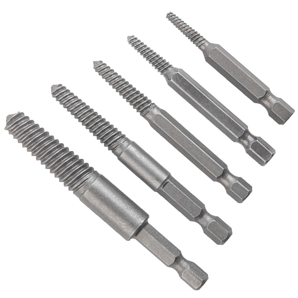 (THEBEST) Screw Extractor Center Drill Bits Guide Set Broken Damaged ...